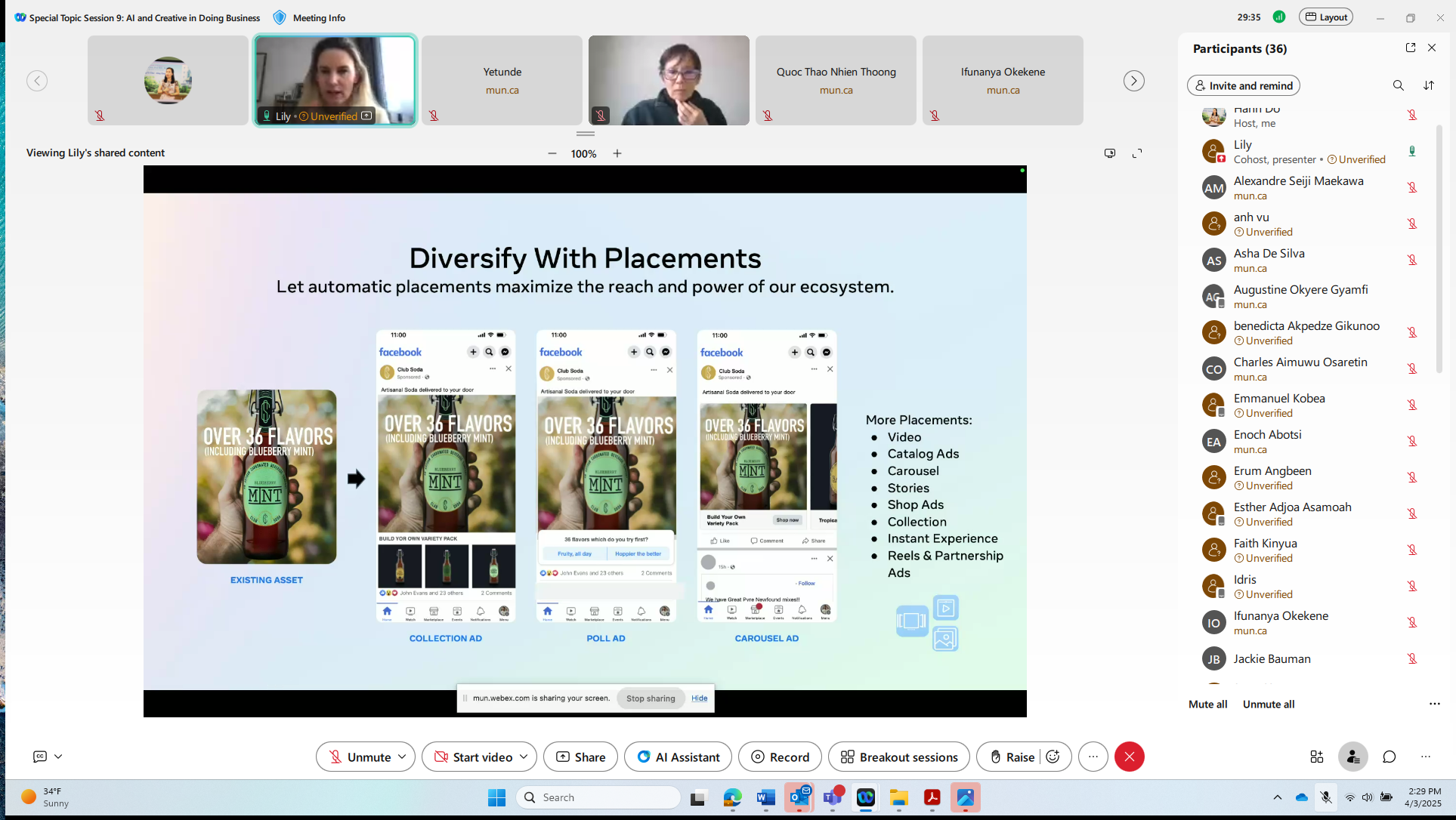 At a glance: Session 9 ETP Winter 2025 | Entrepreneurship Training ...