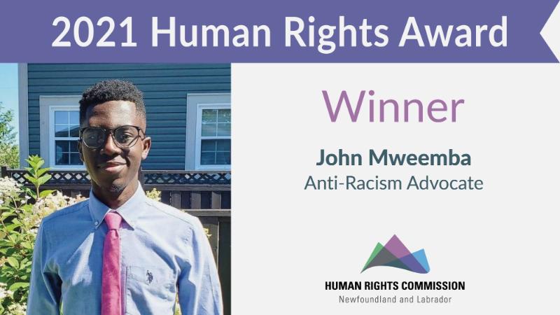 HSS double major John Isiswe Mweemba has won the N.L Human Rights ...