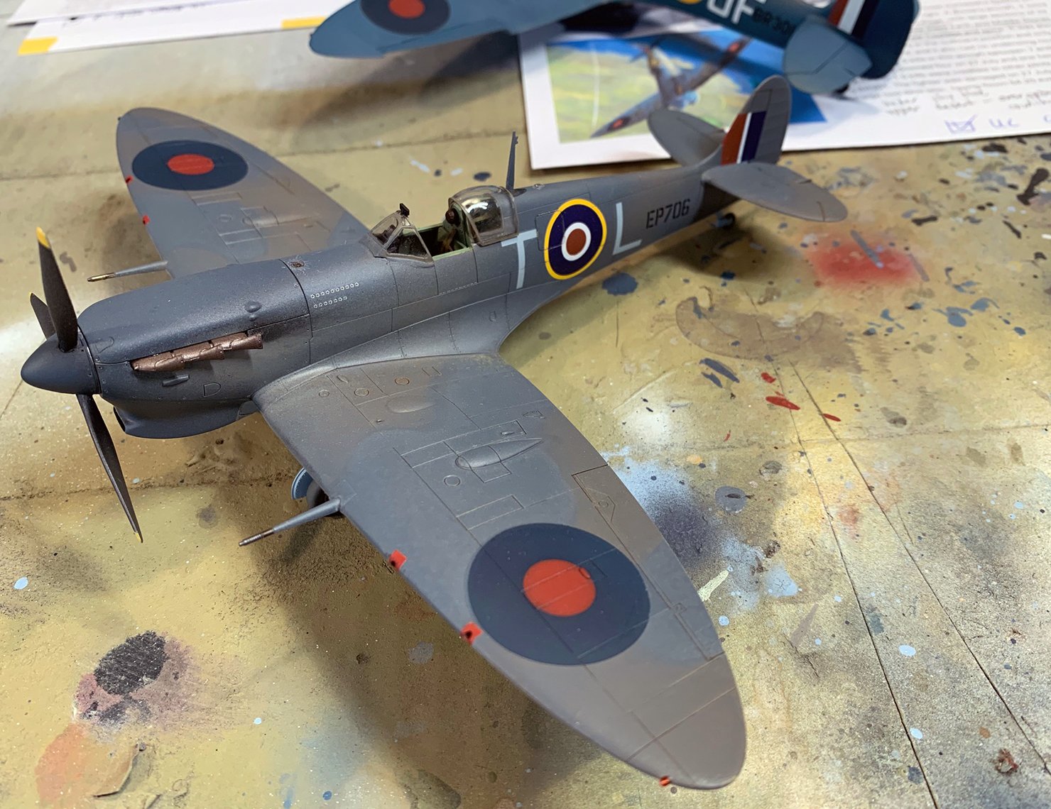 Spitfire EP706 Photographs - Aircraft WWII - Britmodeller.com