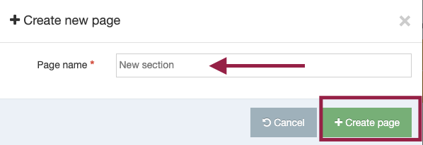 Create a new section as a left-hand link | Terminalfour (T4) User Guide ...