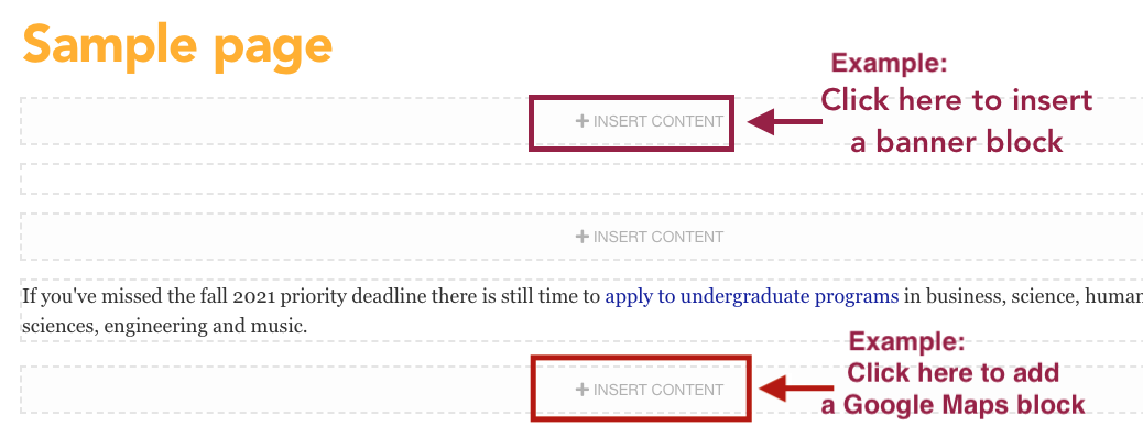 Content types overview | Terminalfour (T4) User Guide | Memorial ...