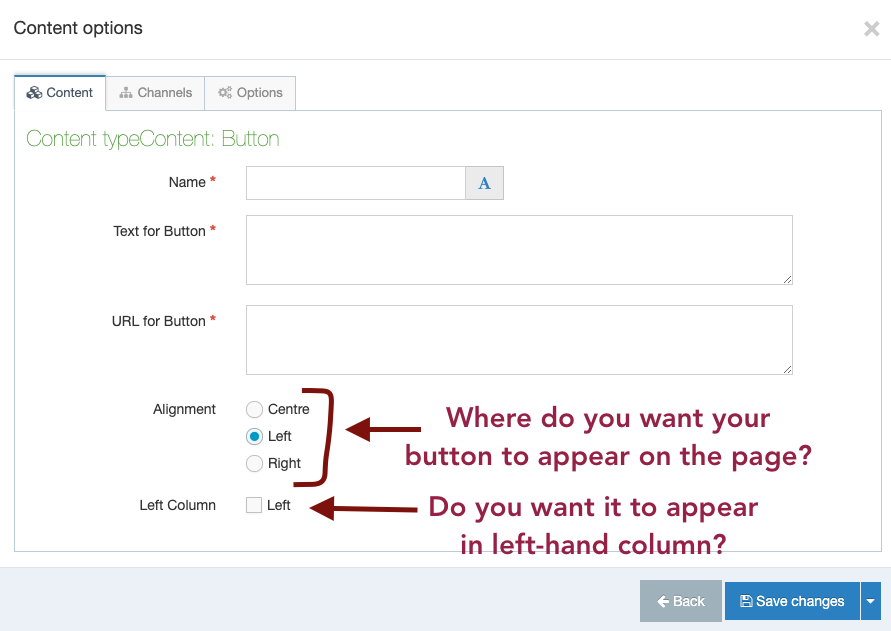 Content types overview | Terminalfour (T4) User Guide | Memorial ...