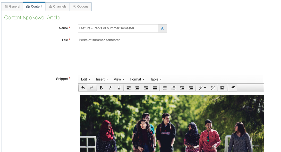 Create a feature | Terminalfour (T4) User Guide | Memorial University ...