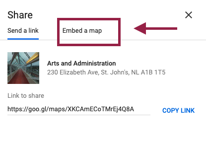 Create a Google map embed code | Terminalfour (T4) User Guide ...