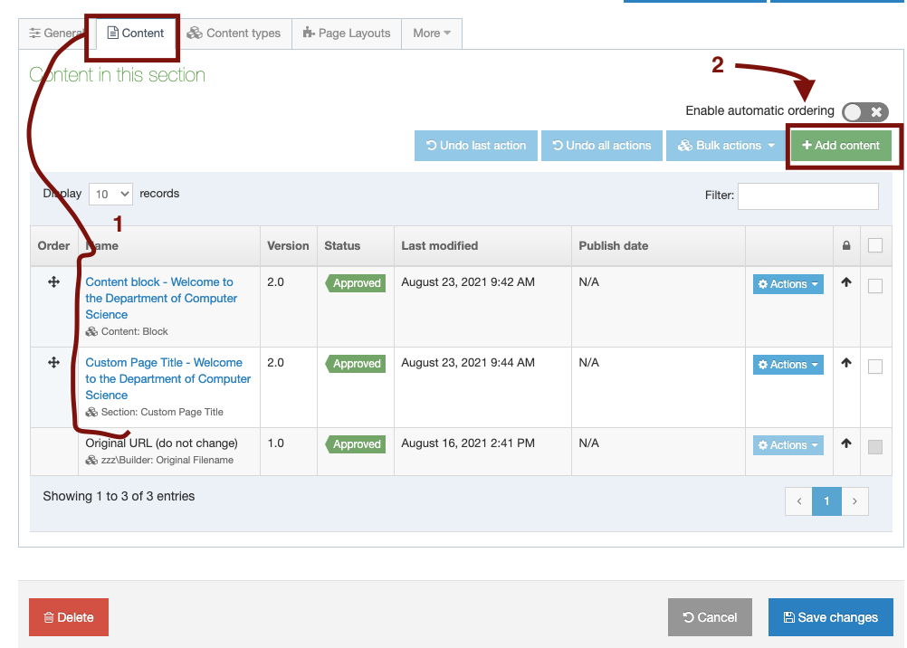 Content types overview | Terminalfour (T4) User Guide | Memorial ...
